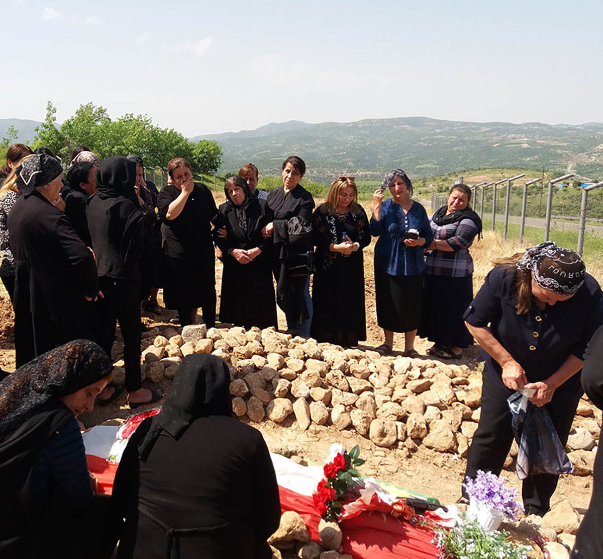 The Mar Yohanna Al-Ma'Amadan (Saint John Baptist) church in Dawoodia ...